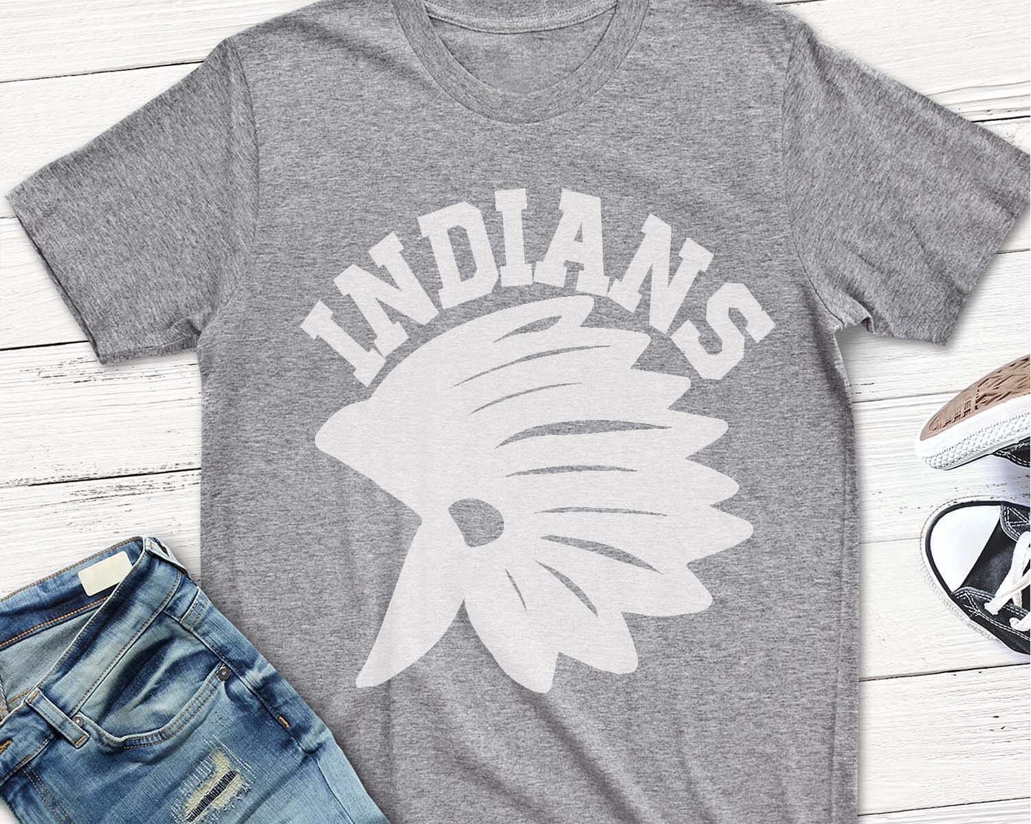 Free Color Change Indians Svg Svg Indians Shirt Football - Etsy
