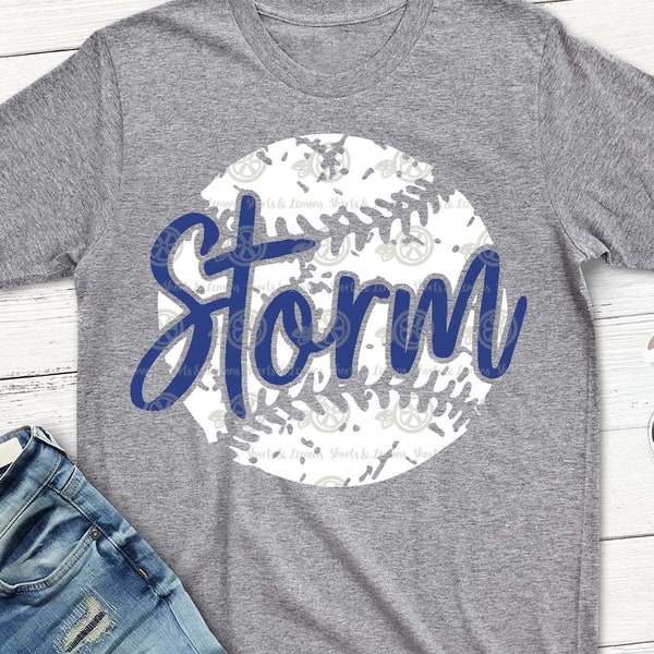Storm Softball Logo - Etsy