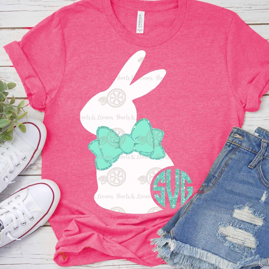 Easter Bunny Svg, Girl, Bunny Svg, Easter Svg, Girls Easter, SVG, DXF ...