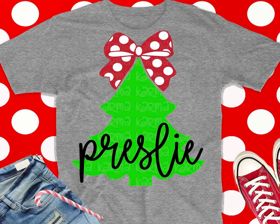 Christmas Tree Svg Christmas Svg Girl's Christmas Svg - Etsy
