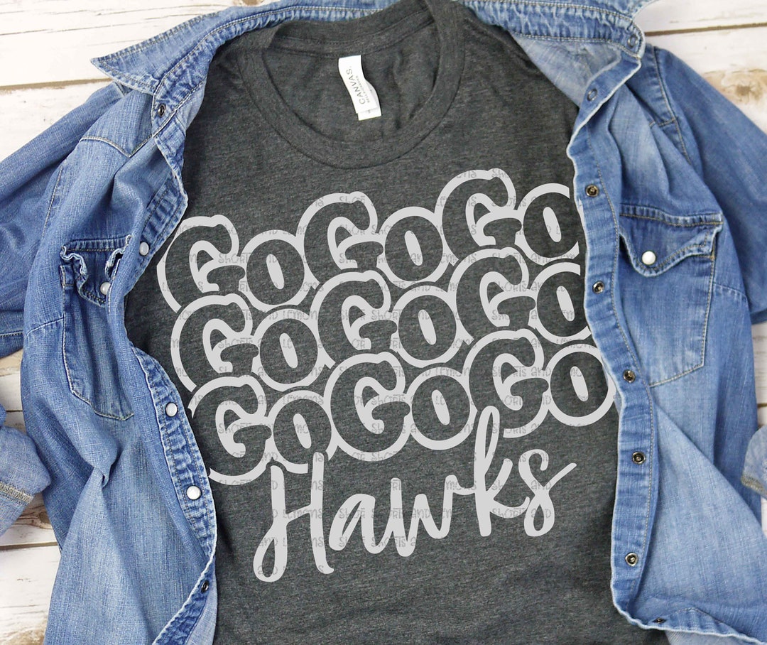 Go Hawks Svg Svg Hawks Svg Gogogo Svg Hawk Svg Hawks - Etsy