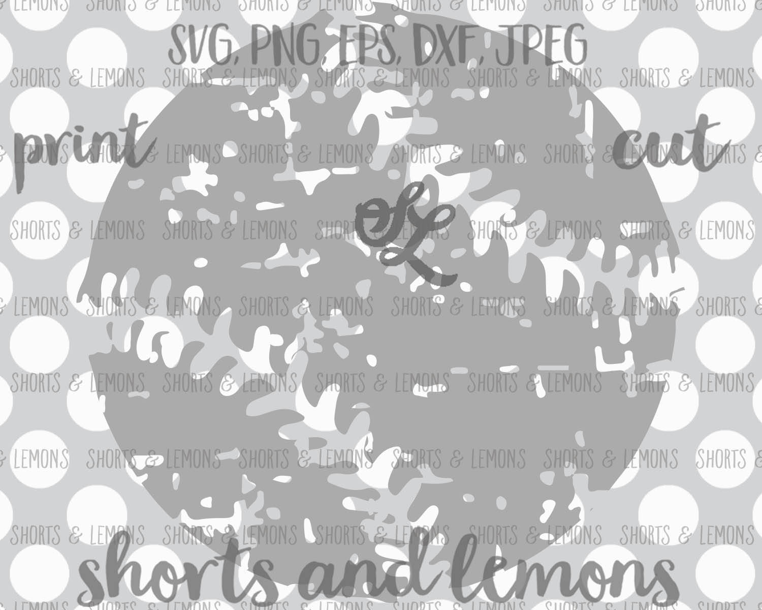 Softball Svg Distressed Softball Svg Dxf Eps Png Grunge - Etsy