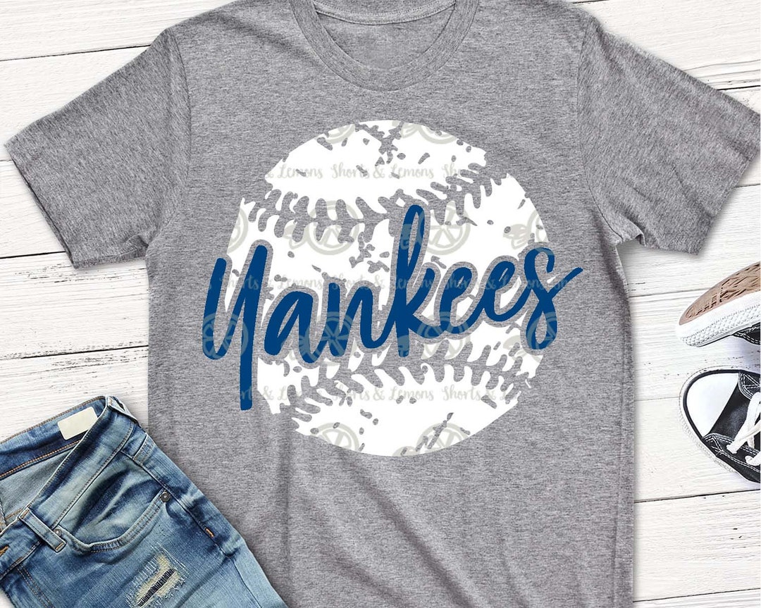 Yankees Svg, Baseball Svg, Yankees Baseball, Distressed Svg File ...