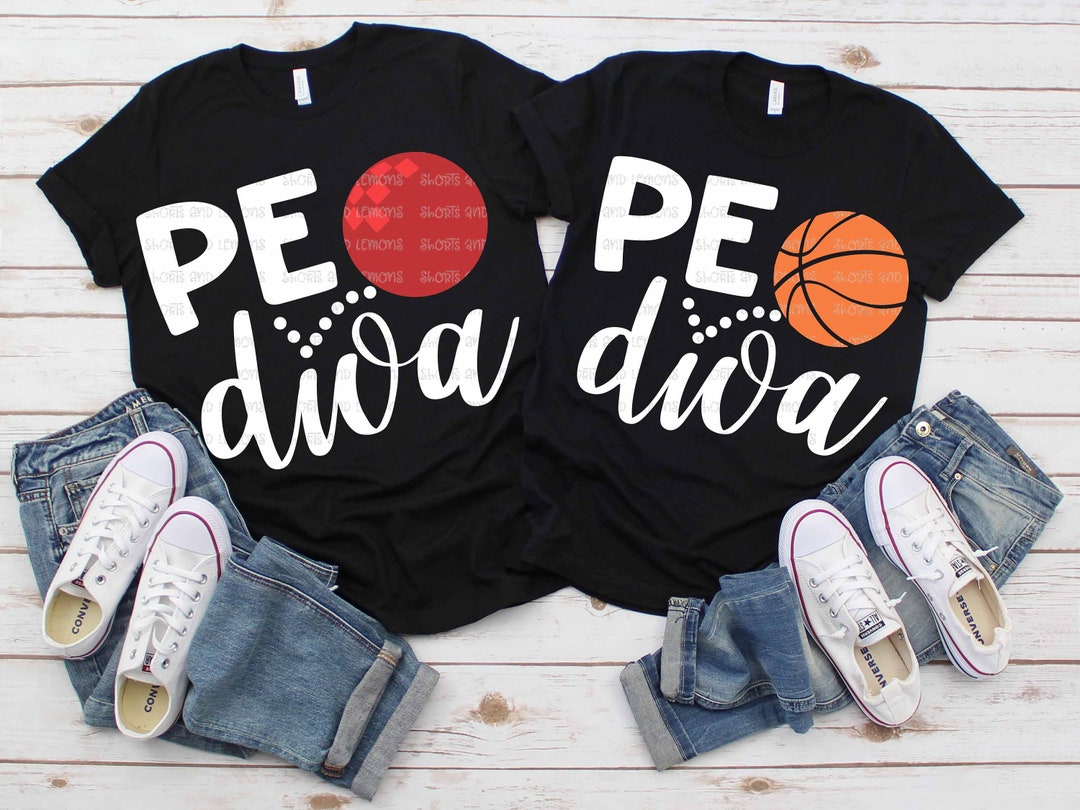 PE Diva Svg, PE Teacher Svg, Coach Svg, Physical Education Svg, Teacher ...