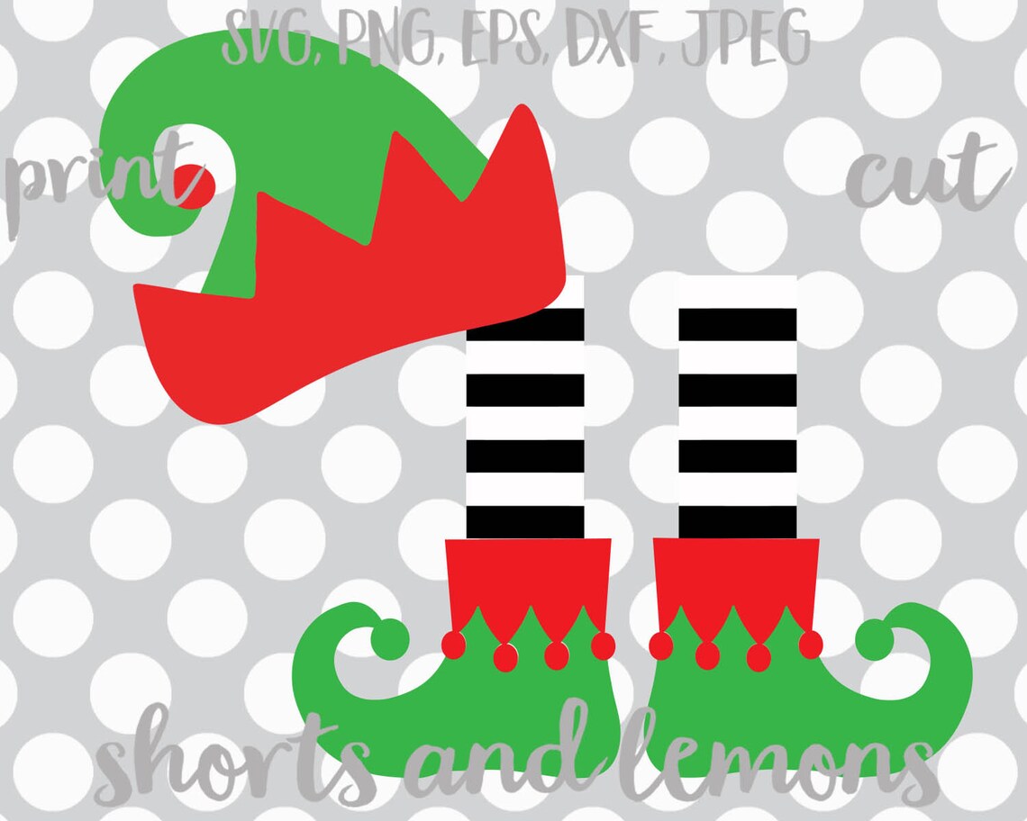 Kids Christmas Svg Christmas Svg Elf Svg SVG DXF EPS - Etsy