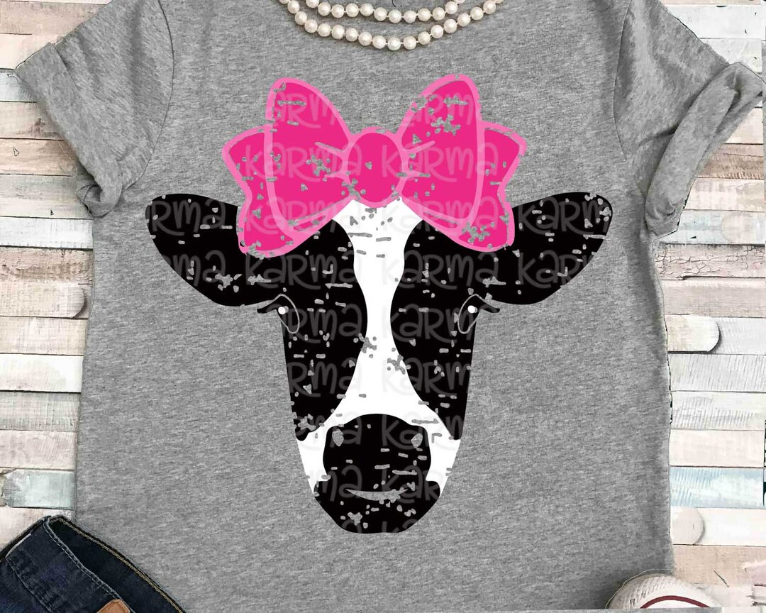 Cow SVG, Grunge Svg, Heifer Svg, Dairy Cow Svg, Farm Svg, SVG, Eps, Dxf ...