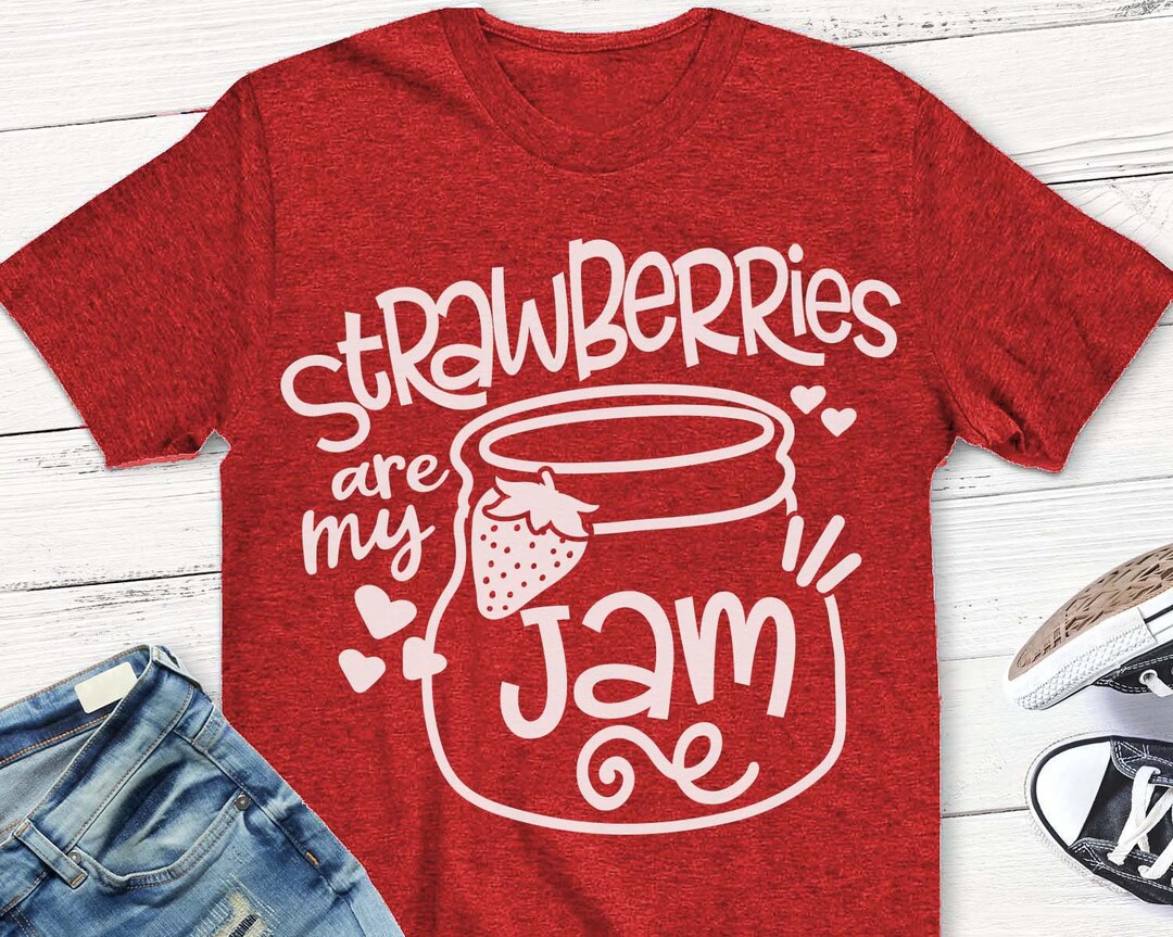 Strawberry Svg Strawberries Are My Jam Svg Fruit Party - Etsy