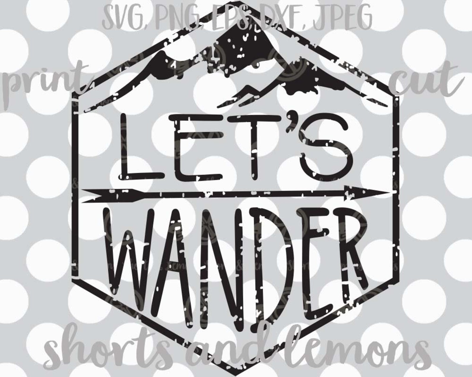 Lets Wander Svg Camping Svg River Svg Outdoors Svg Wander - Etsy