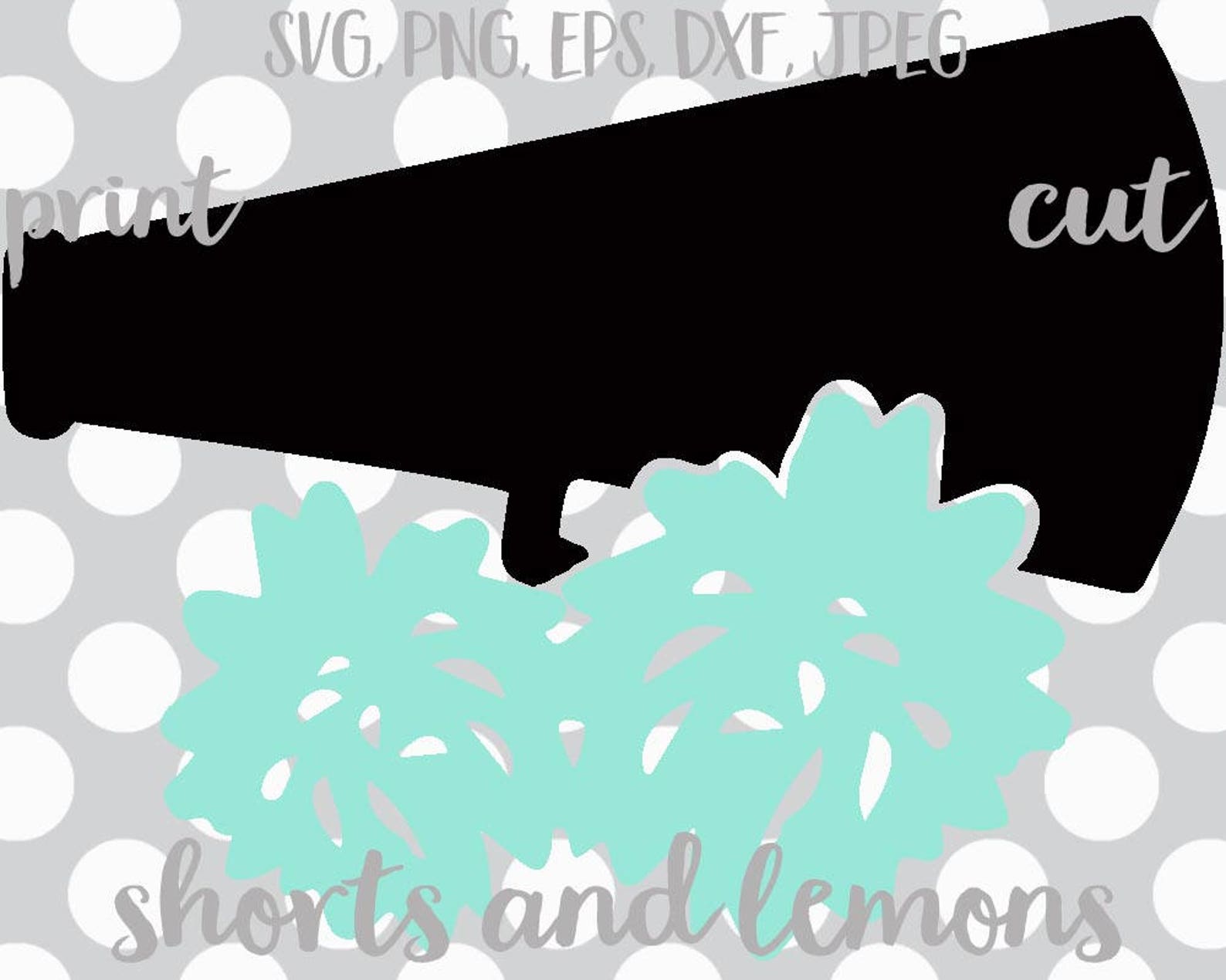 Cheer Svg Cheerleader Svg Cheer Monogram Svg Football SVG - Etsy