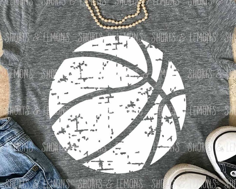 Basketball Svg Distressed Basketball Svg Dxf Eps Png | Etsy
