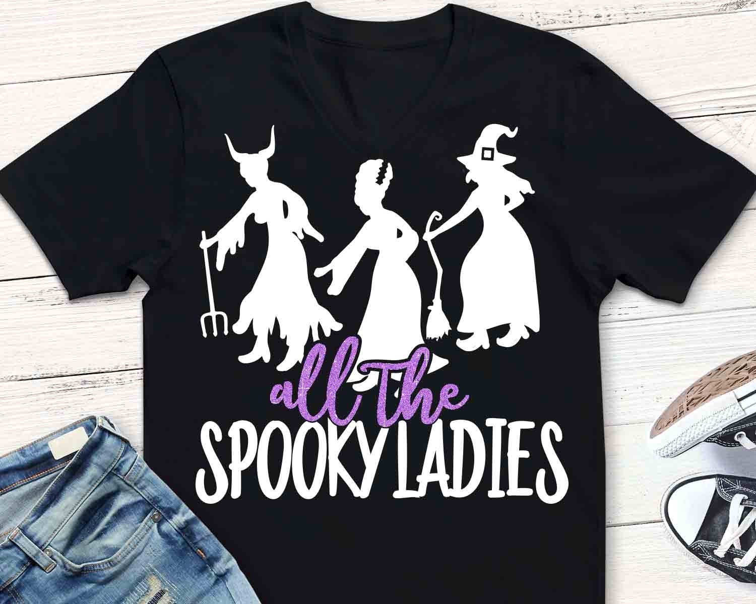 Halloween Svg, All the Spooky Ladies Svg, Women's Halloween Costume ...