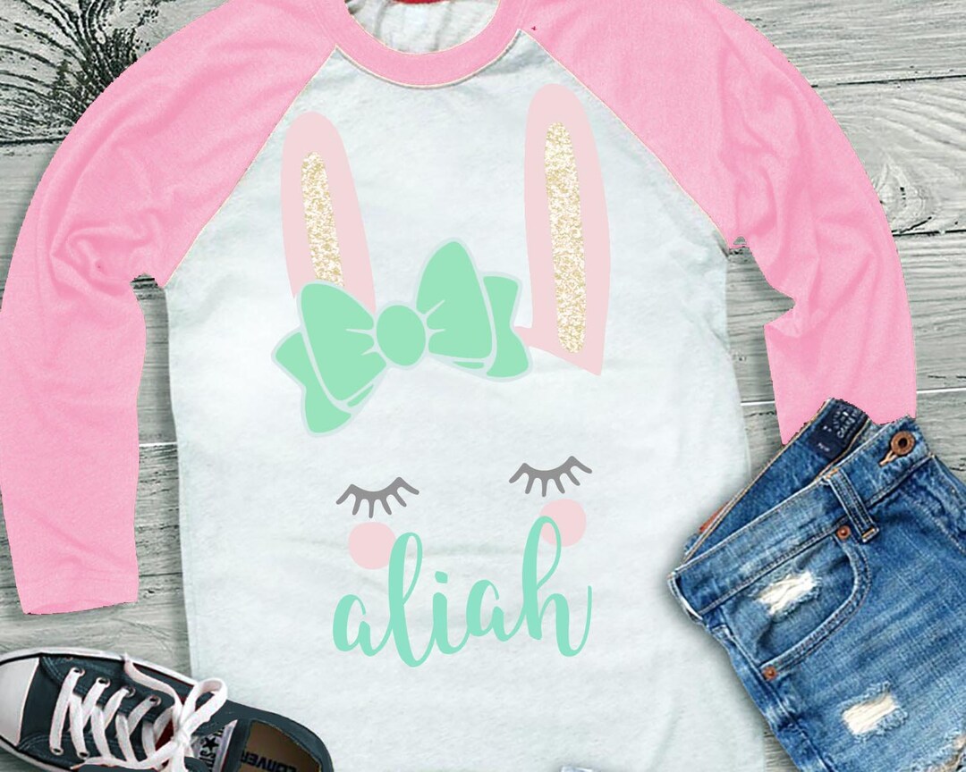 Bunny Svg, Bunny With Eyelashes, Easter Svg, Easter Bunny Svg, Bunny ...