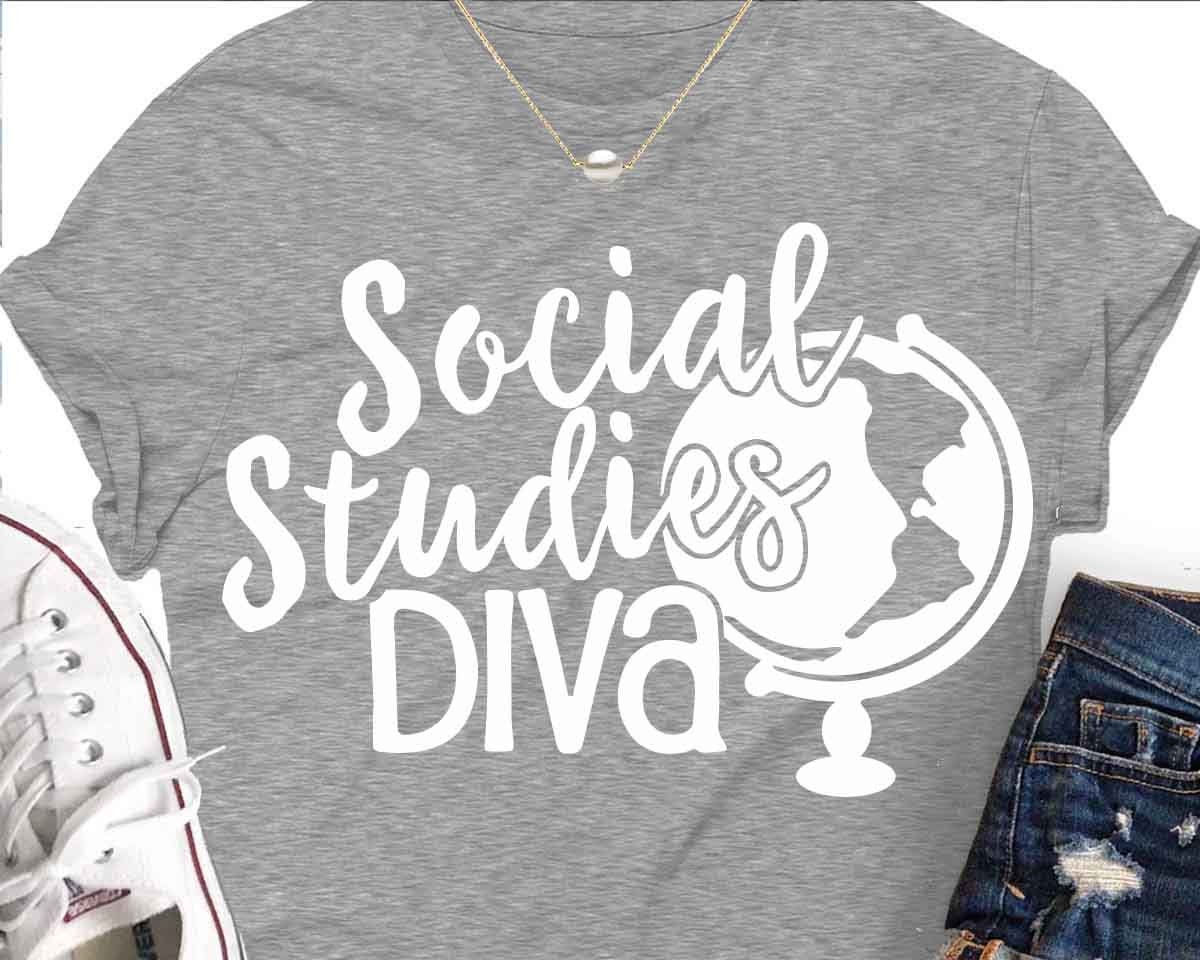 Social Studies Diva Svg Social Studies Svg Teacher Svg - Etsy