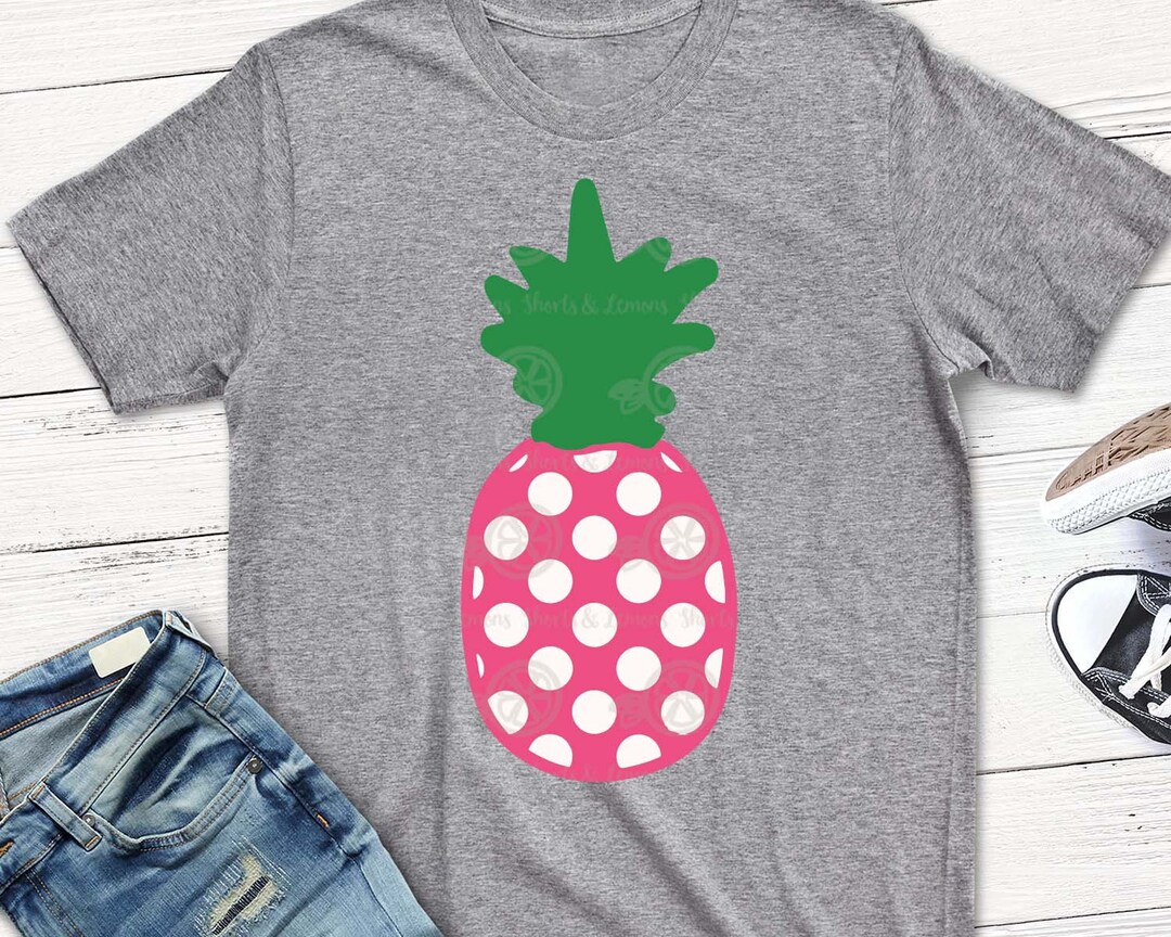 Pineapple Svg, Polka Dot Svg Summer Svg, Beach Svg, Svg, Pineapple Clip ...