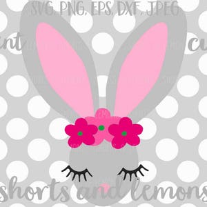 Easter Svg, Bunny Svg, Eyelashes Svg, Bunny Ears Svg, Easter Bunny Svg ...