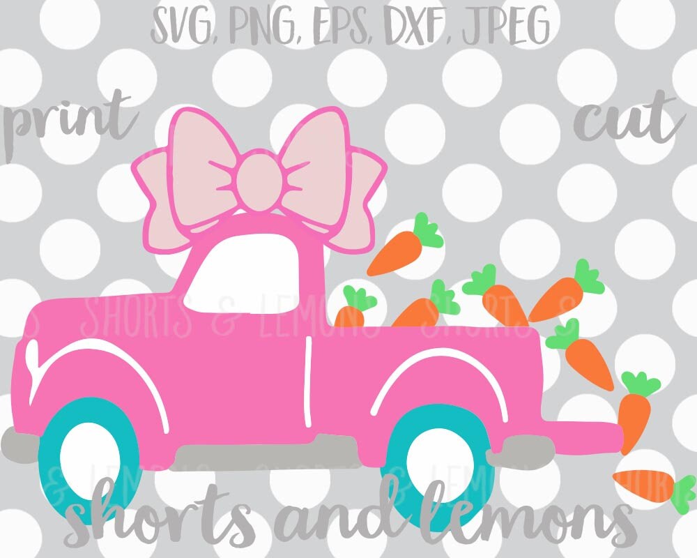 Easter Truck Svg Truck Svg Girls Easter Svg Easter Svg - Etsy