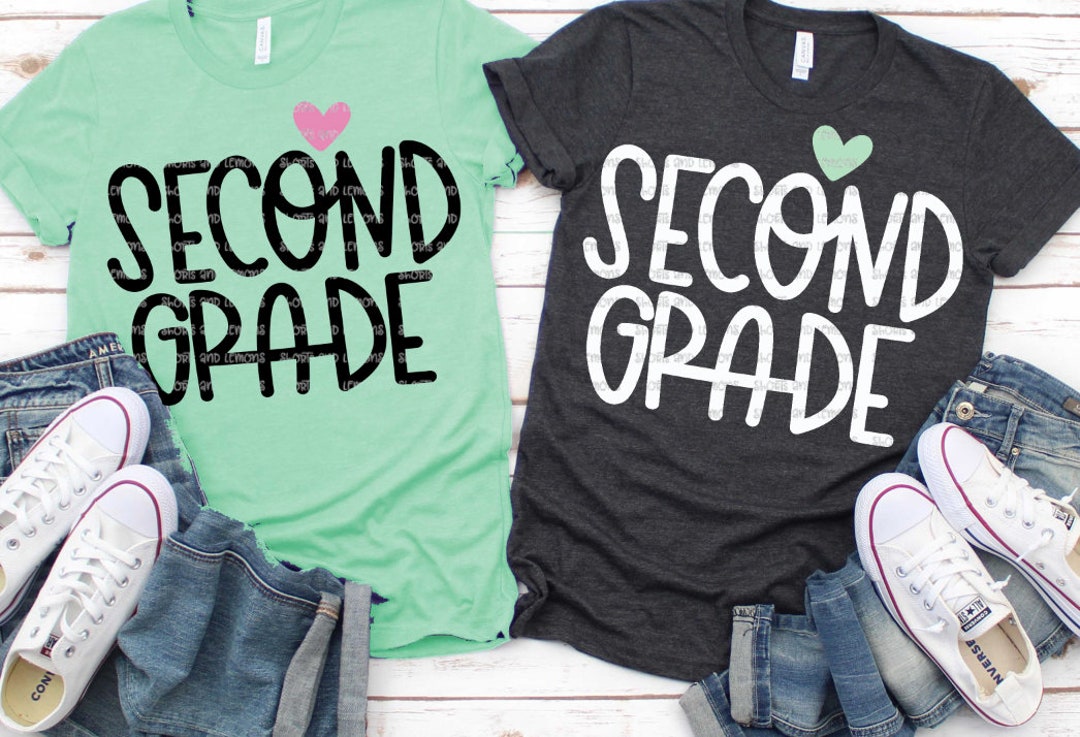 Second Grade Squad Svg, Teacher, Svg, 2nd Grade Svg, 2nd Grade, Shirt ...