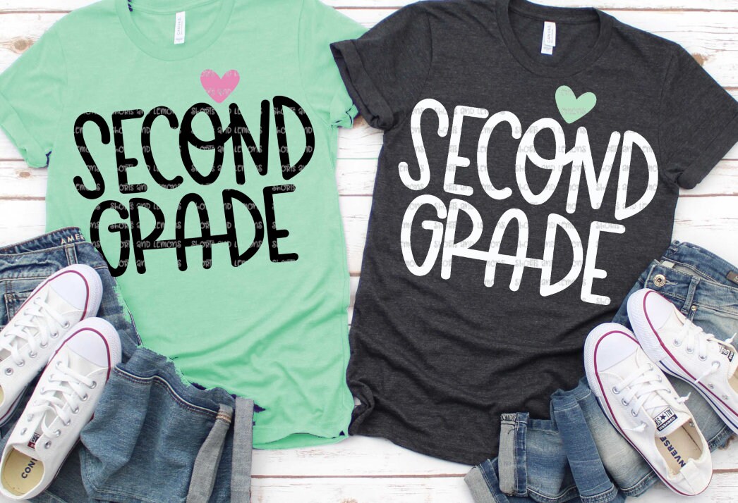 Second Grade Squad Svg Teacher Svg 2nd Grade Svg 2nd - Etsy