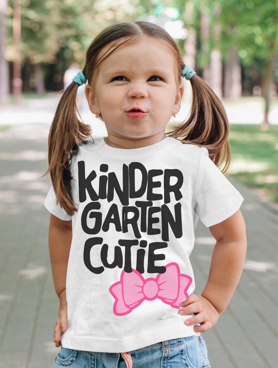 Kindergarten Svg, Kindergarten Shirt, Girl, Back to School Svg, Cutie ...