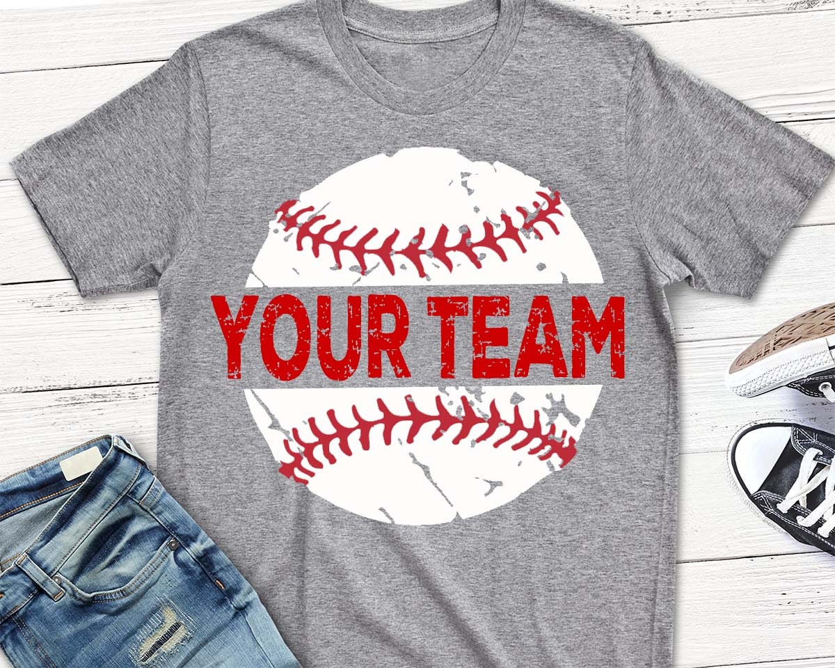 Baseball SVG Distressed svg Baseball shirt grunge svg png | Etsy