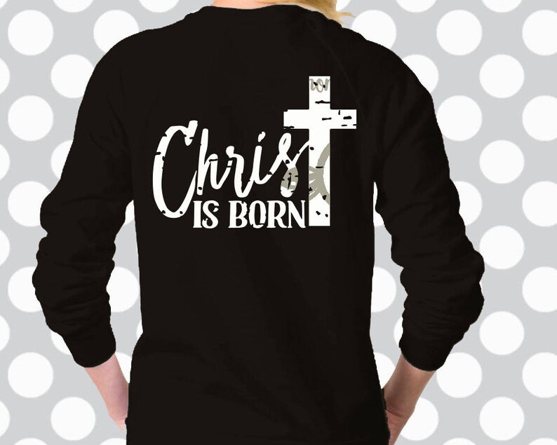 Christ is Born Svg Christmas Svg Grunge Svg Jesus Svg SVG - Etsy