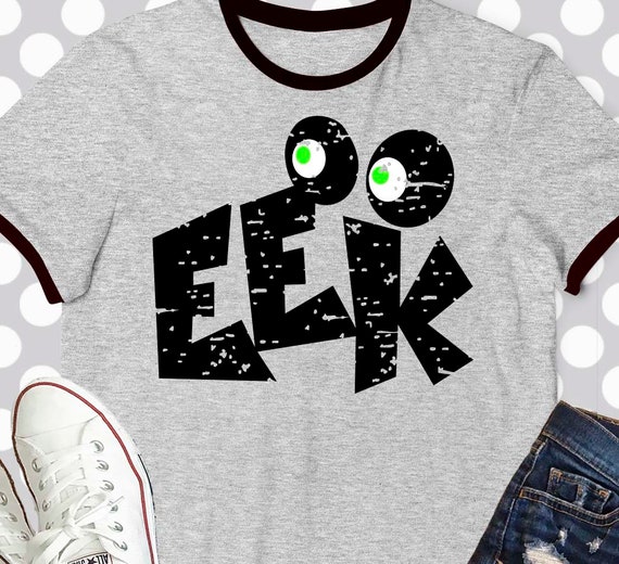 Eek Svg Halloween Svg Boo Svg Eyeball Svg SVG DXF | Etsy
