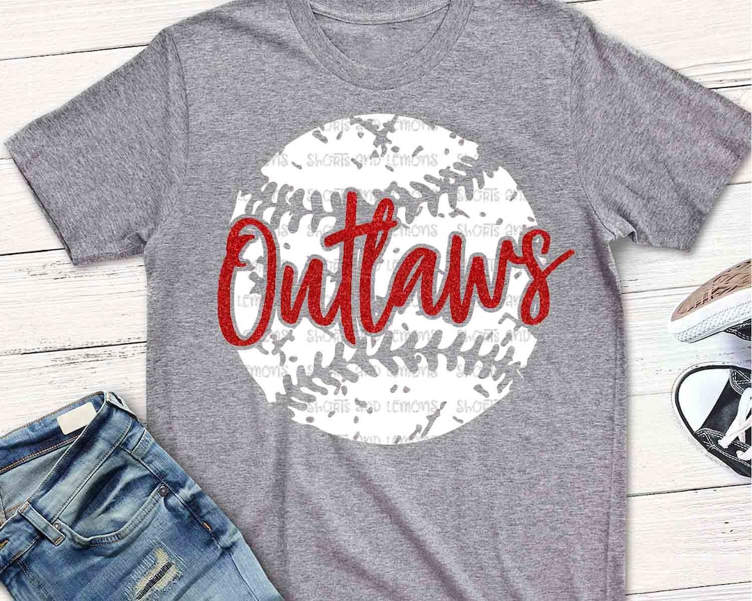 Outlaws Svg, Baseball Svg, Outlaws, Svg, Baseball Mom Shirt, Baseball ...
