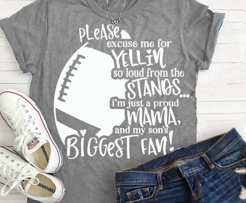 Football Svg Football Mom Svg Biggest Fan Svg Football Etsy