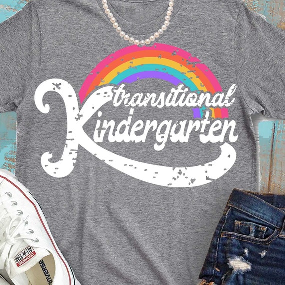 Transitional Kindergarten Svg Rainbow Svg Kindergarten - Etsy