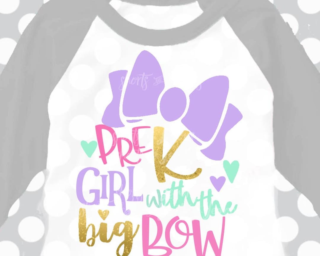 Pre-k Svg, Pre-k Girl Svg, Preschool Svg, Back to School Svg, Girls Svg ...