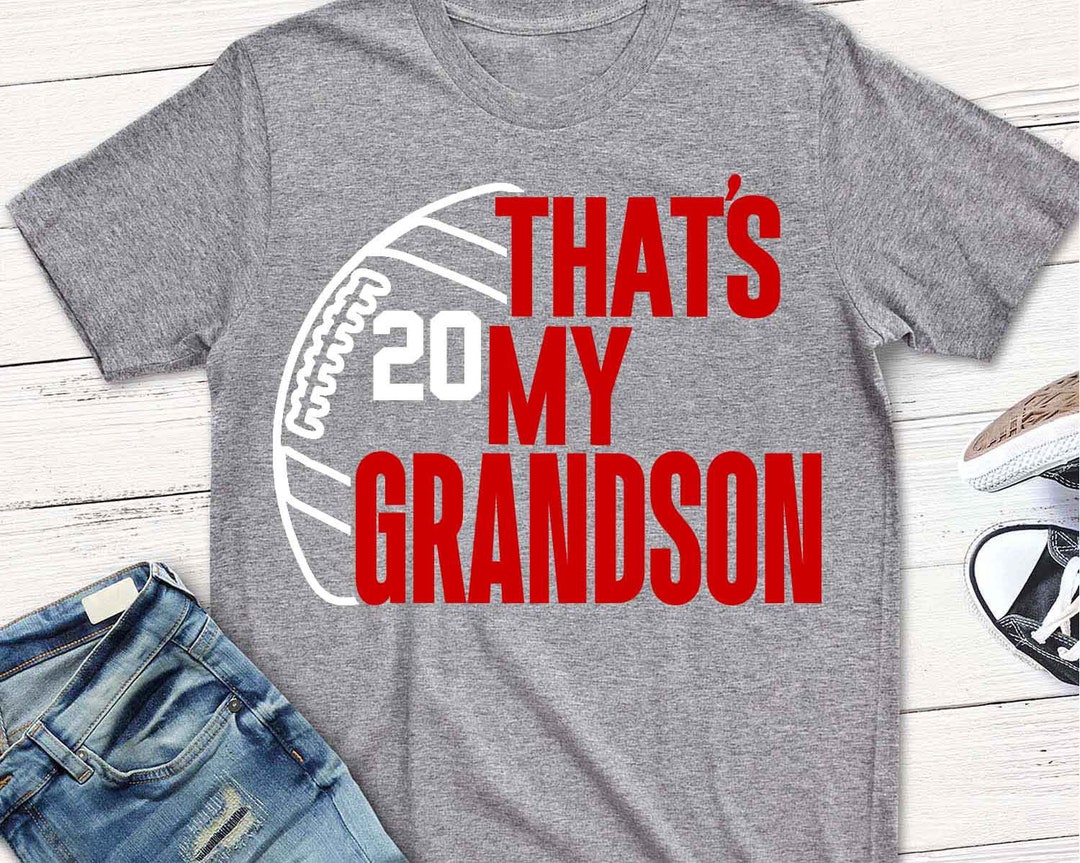 Football Svg, Football, Grandson, Svg, Football Grandma Svg, That's My ...