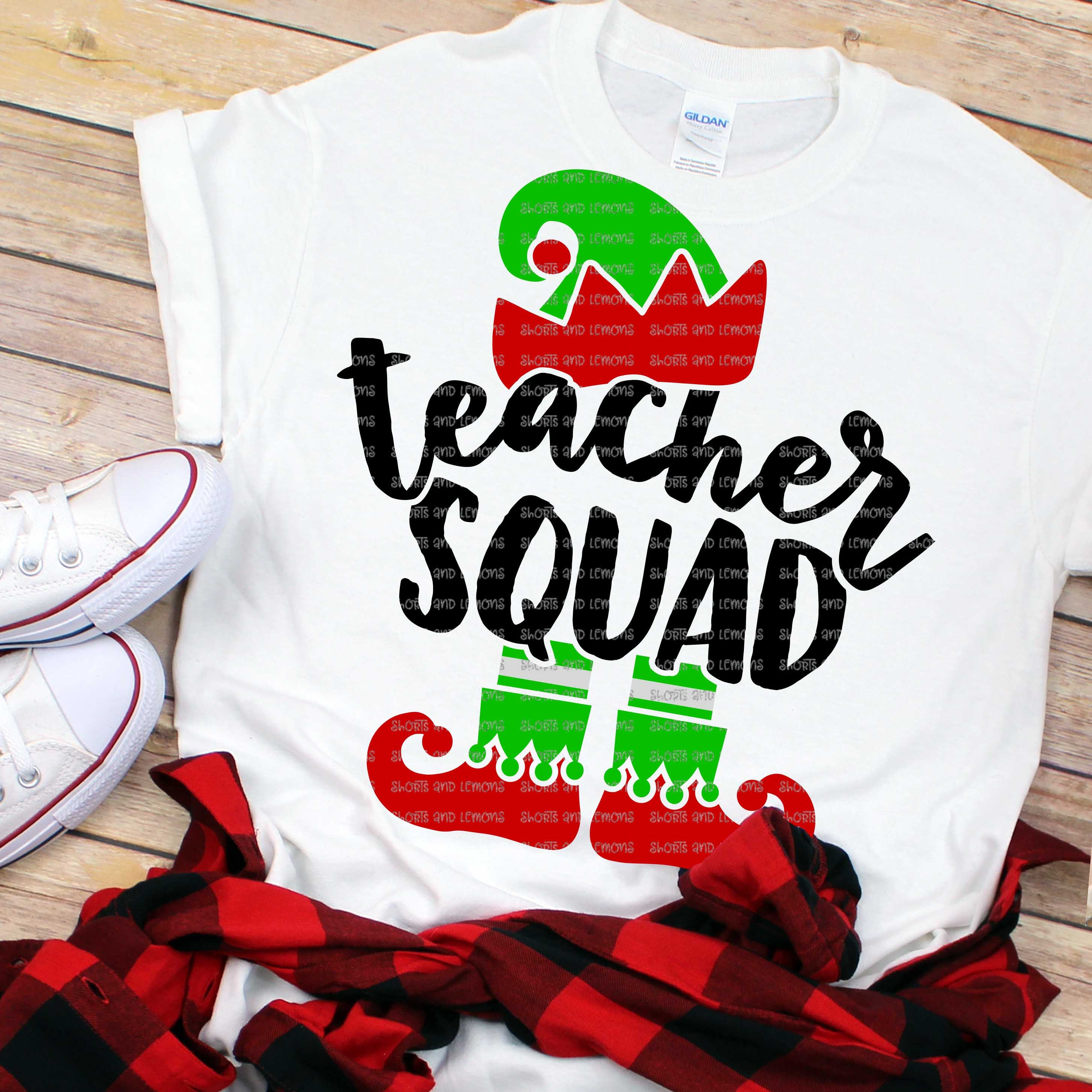 Teacher Christmas Svg Elf Squad Svg Christmas Svg Elf Svg - Etsy