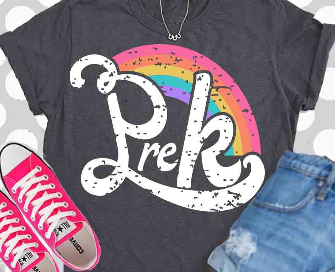 Svg, Pre-k Svg, Pre K Svg, Pre-school, Rainbow, Teacher Svg, Grade ...