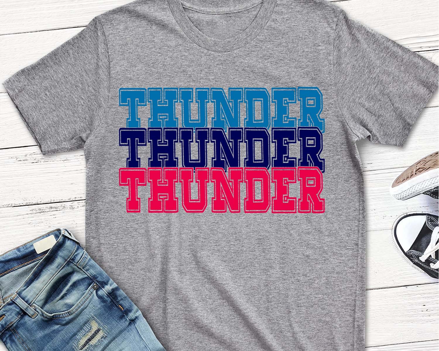 Thunder Svg Stacked Svg Thunder Svg Thunder Baseball Dxf | Etsy