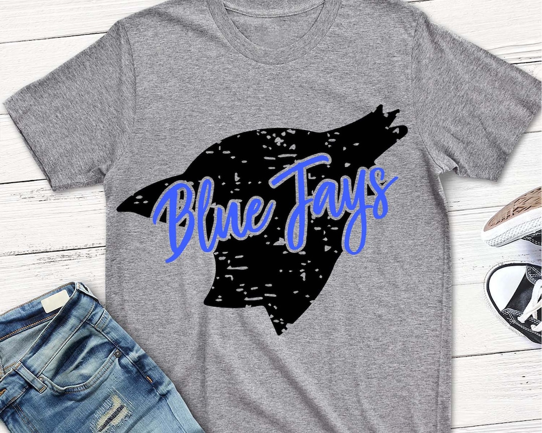 Blue Jays Svg, Blue Jay Svg, Svg, Png, Sublimation, Distressed, Shirt ...