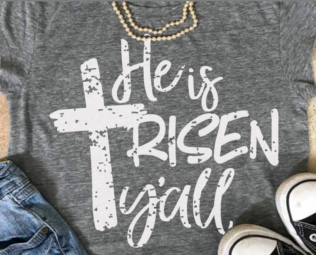 He is Risen Svg, Cross Svg, Grunge Svg, Easter Svg, Cross Svg ...