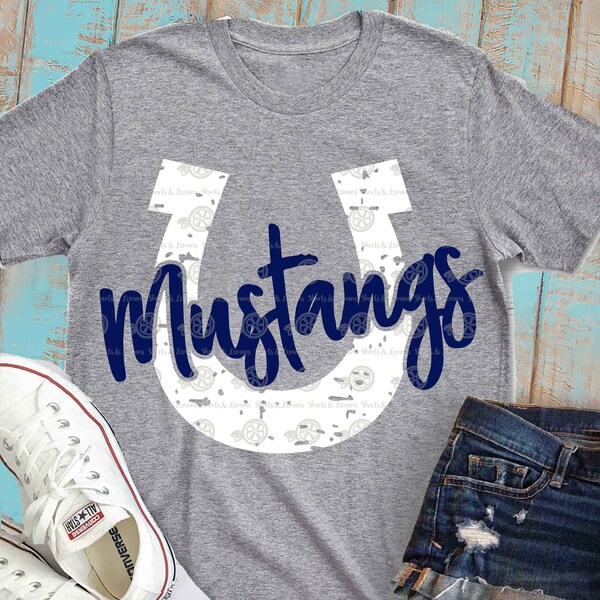 Mustangs Football Svg - Etsy