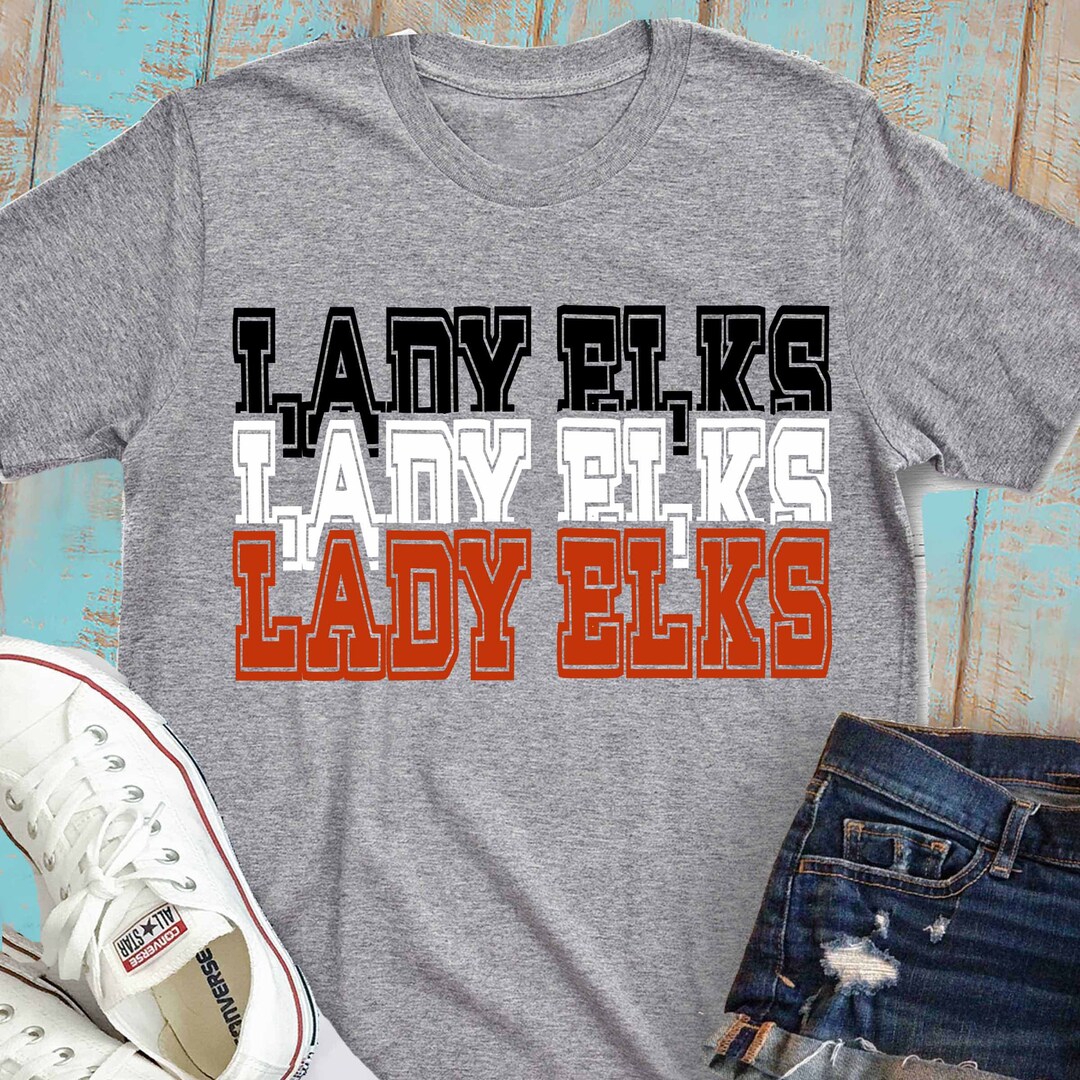 Lady Elks Svg, Stacked Svg, Lady Elks, Svg, Go Elks Svg, Dxf, Eps, Png ...