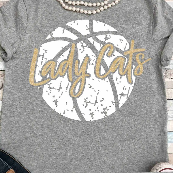 Lady Wildcats Basketball Svg - Etsy