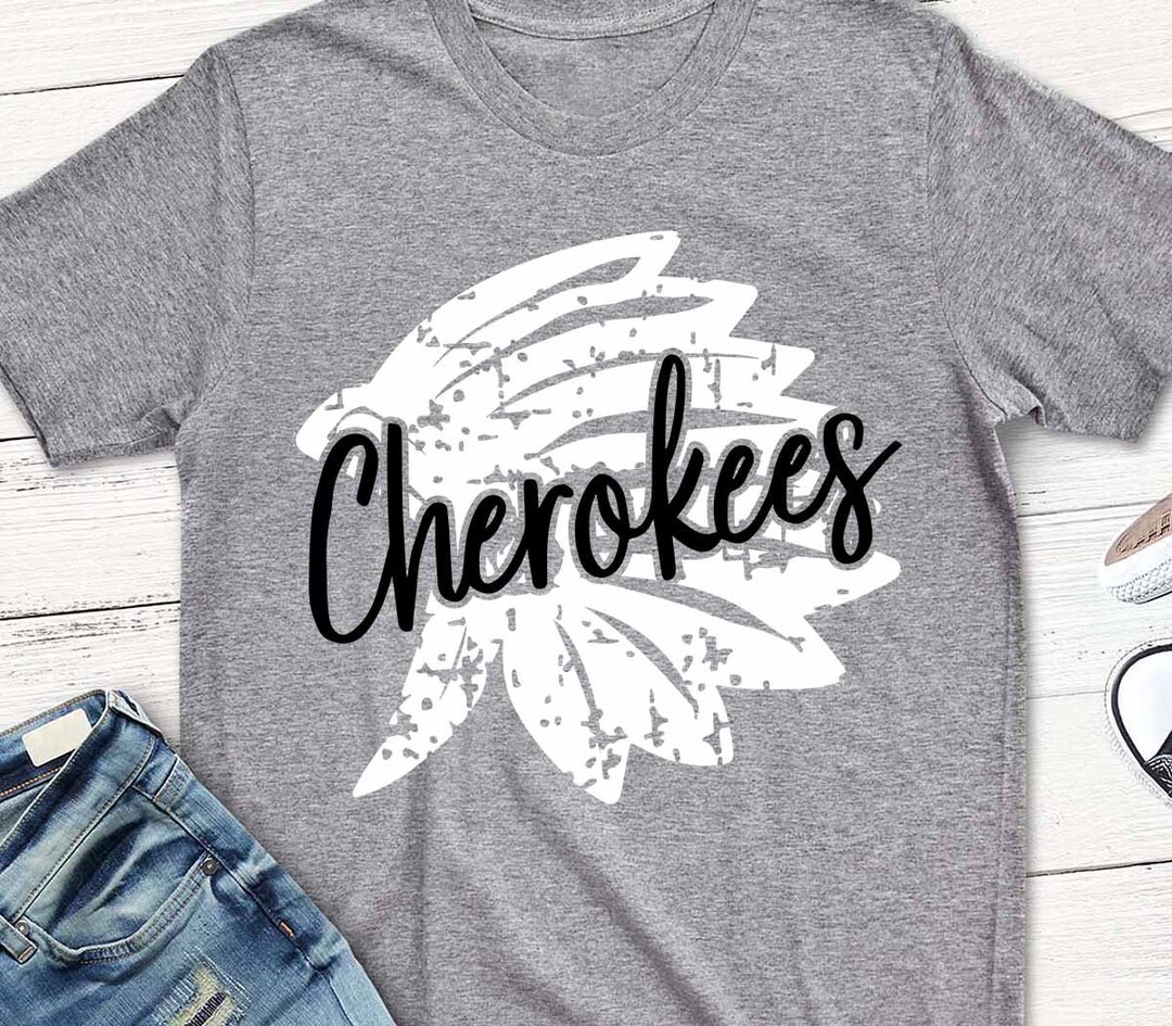 Cherokee ,cherokees Svg, Svg, Indians Svg,cherokees, Distressed ...