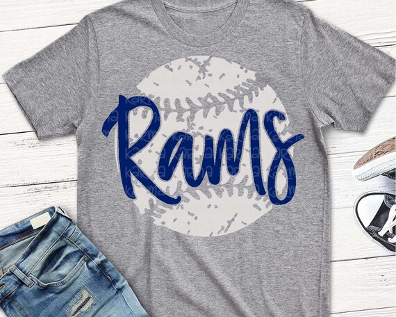 Rams svg Baseball svg Rams baseball distressed svg file | Etsy