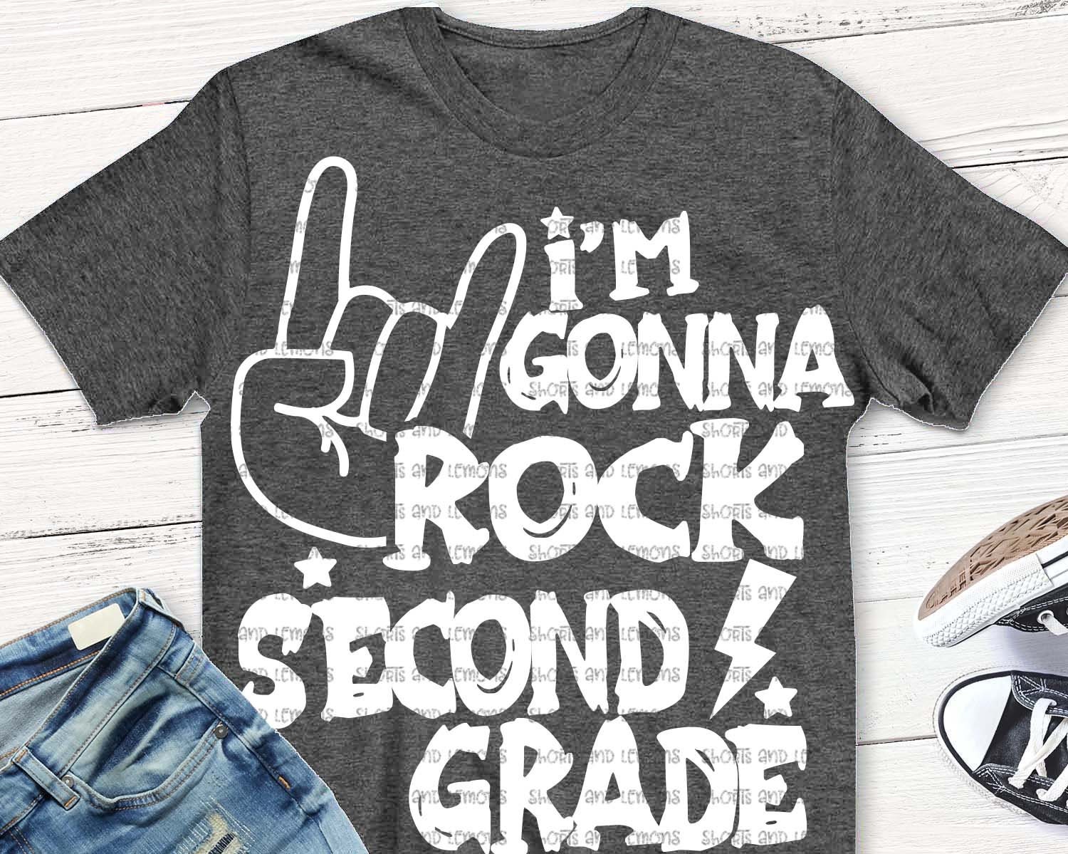 Rock Second Grade Svg Teacher Svg 2nd Grade Svg 2nd Grade - Etsy
