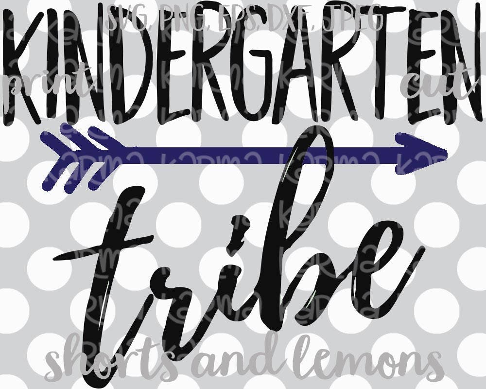 Kindergarten Tribe Svg Kindergarten Svg Kindergarten Teacher - Etsy