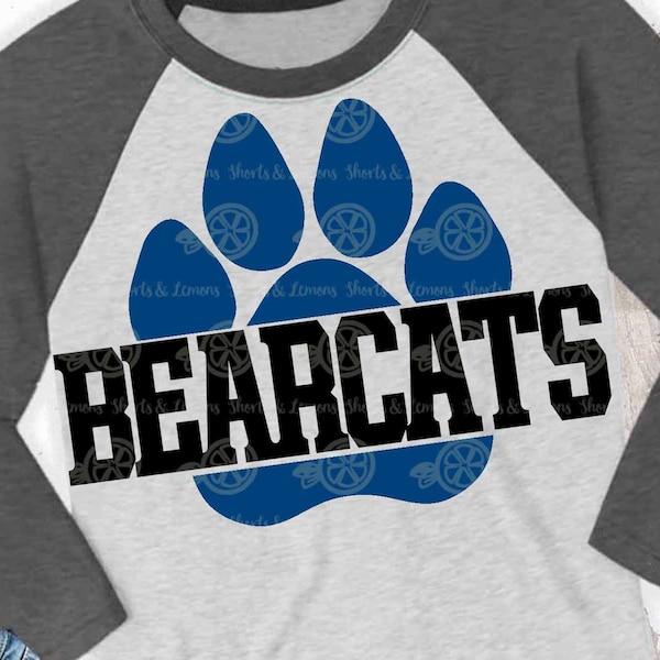 Bearcats Shirt Svg - Etsy