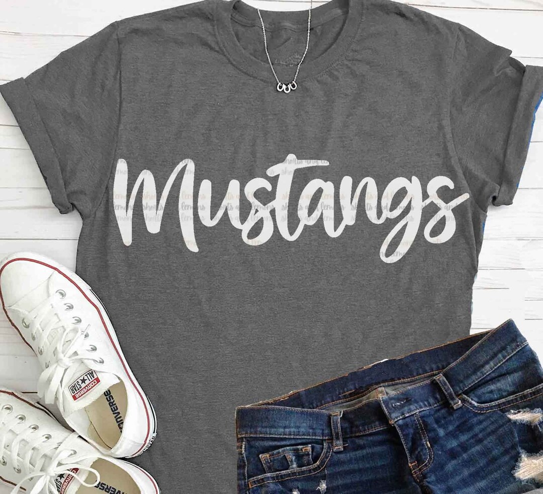 Mustangs Svg, Mustang, Svg, Team, Script Font, Shirt, File, Eps, Dxf ...