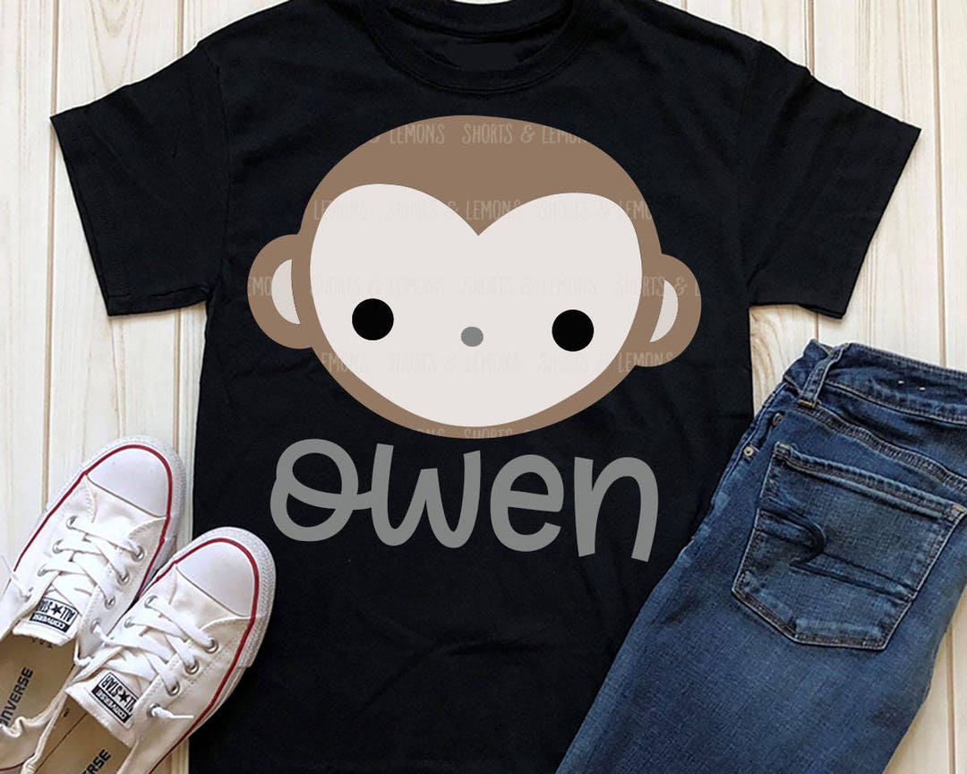 Buy Monkey Svg, Gender Neutral Monkey, Svg, Jungle Animal Svg, Monkey ...