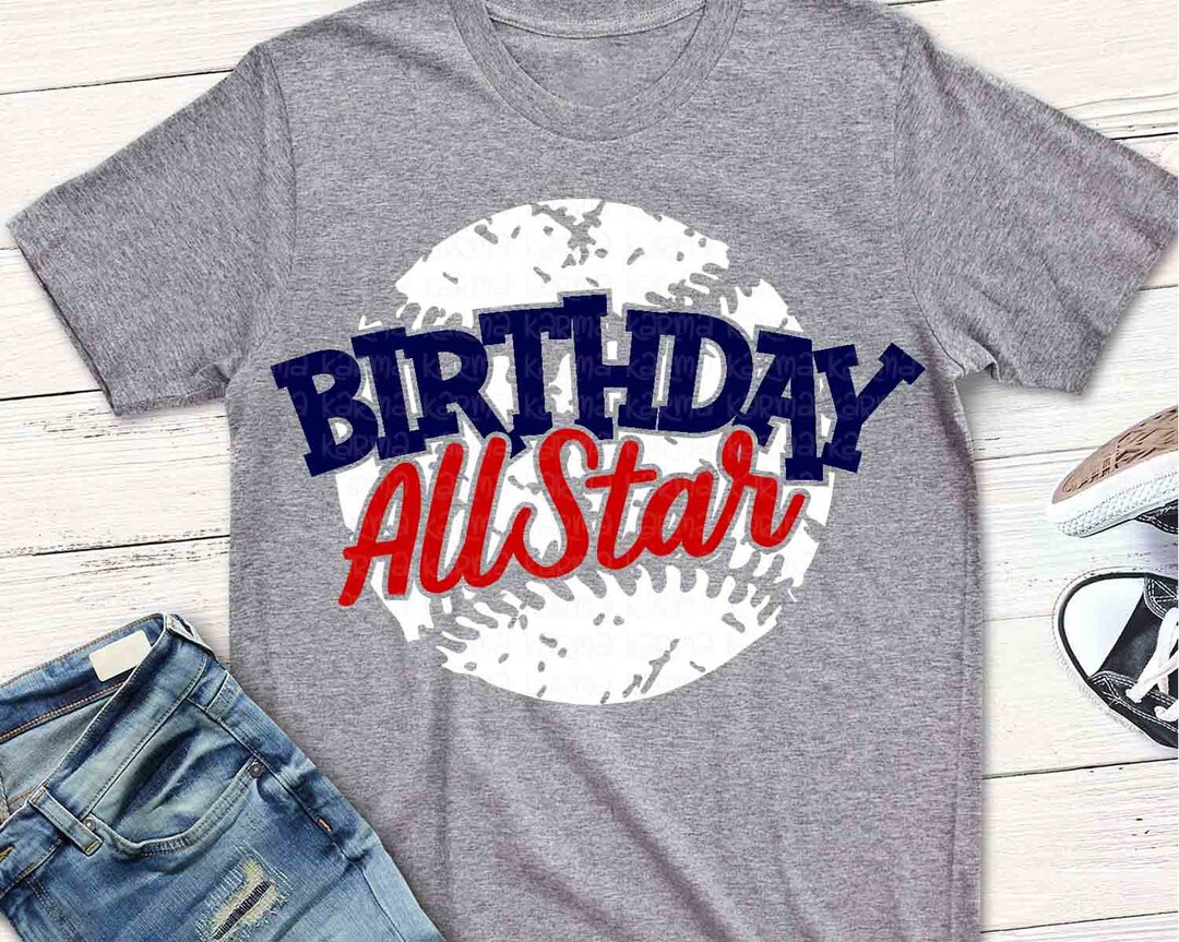 Cumpleaños de béisbol svg, Cumpleaños svg, Cumpleañero, Béisbol, All star, Cumpleaños, SVG ...