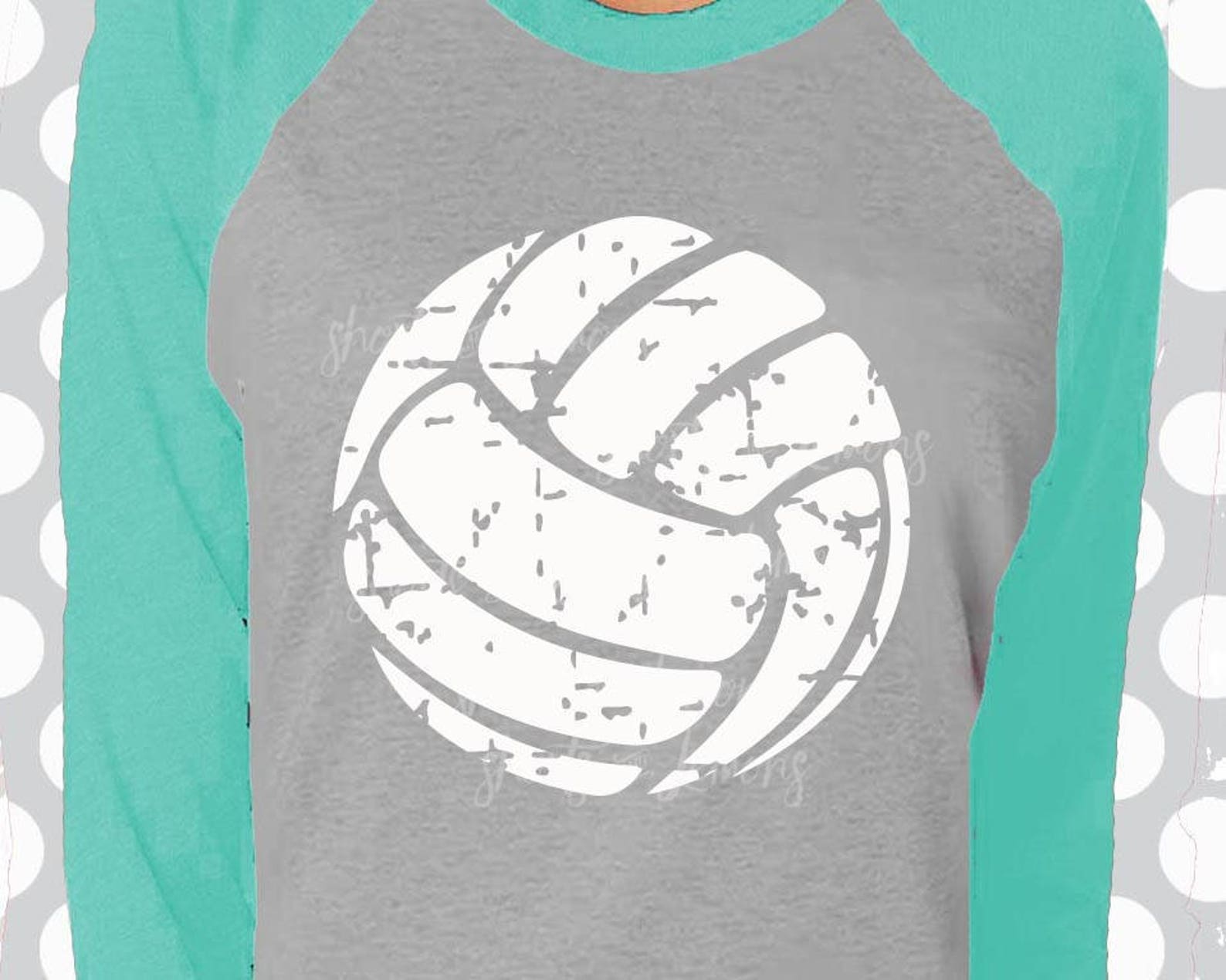 Volleyball Svg Distressed Volleyball Svg Dxf Eps Png - Etsy