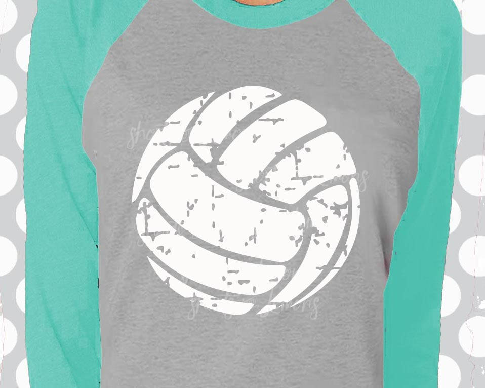 Volleyball Svg Distressed Volleyball Svg Dxf Eps Png - Etsy
