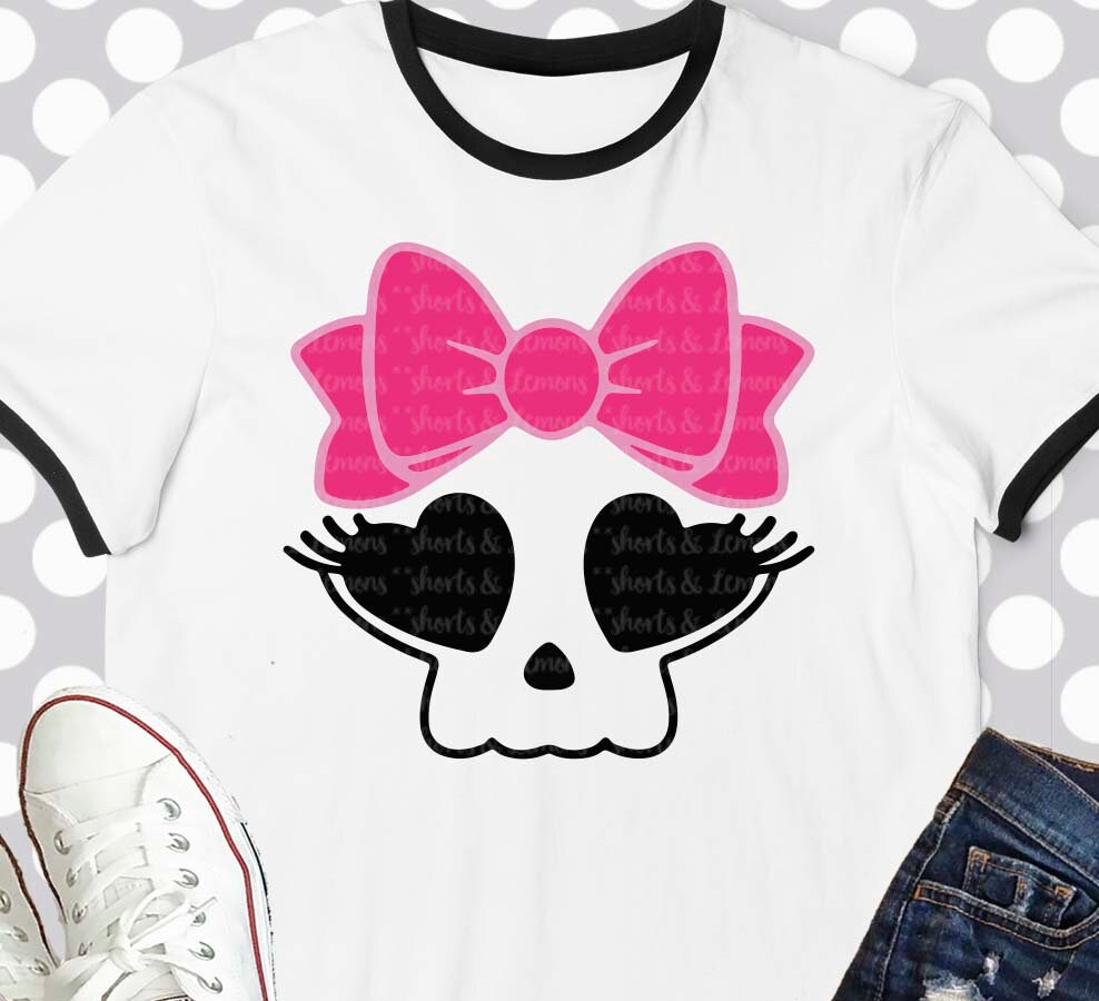 Halloween Svg Skeleton Svg Skeleton With Eyelashes Svg - Etsy